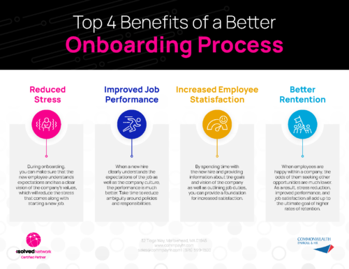 Top 4 benefits of a better onboarding process - Commonwealth Payroll & HR